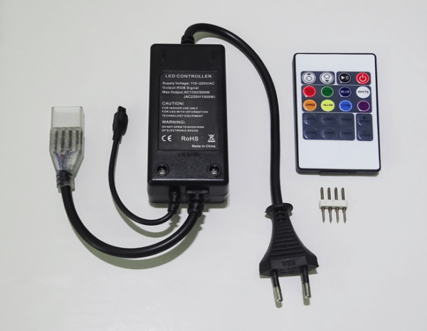 RGB Controller For Rope Lights | Rope Light Adaptors | LED Corner